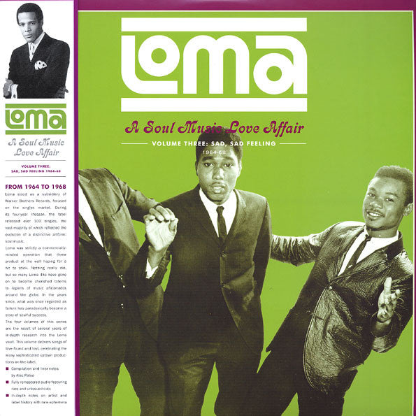 Loma: A Soul Music Love Affair Volume 3: Sad, Sad Feeling 1964-1968 ...